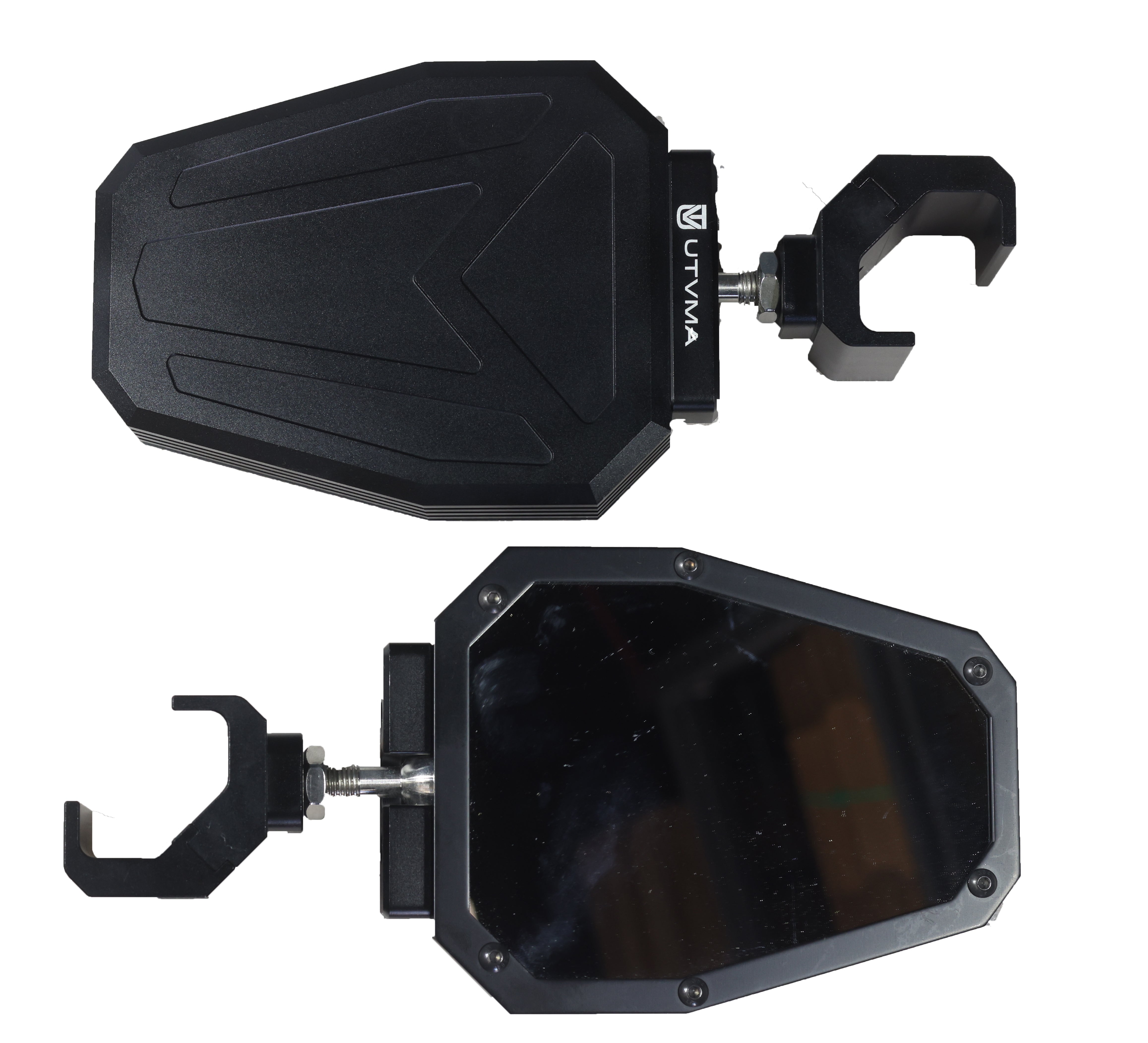 Clamp-On Side View Mirrors with C-Clamp Mount | UTVMA – UTV Accessories