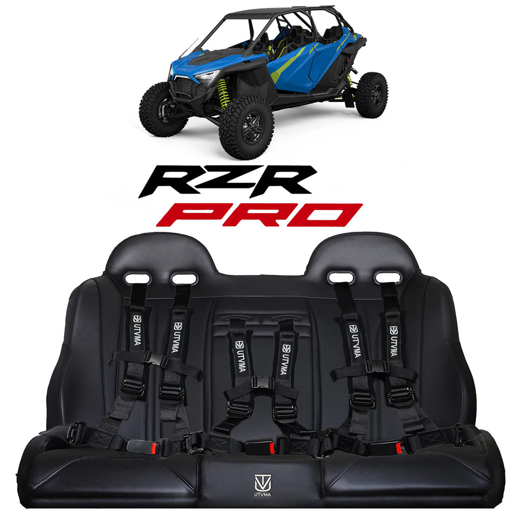 RZR PRO 4-Seater Rear Bench Seat (Turbo R, Pro R, Pro, XP) – UTV ...