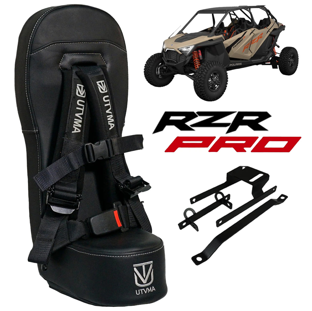 RZR 4 Turbo R Rear Bump Seat (2020-2025) – UTV Mountain Accessories