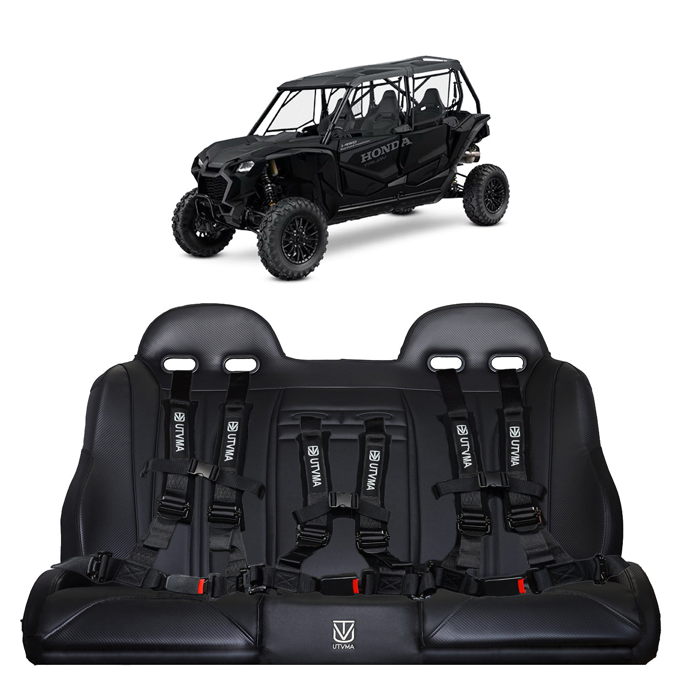 Honda Talon 4 Seater Rear Bench Seat (2019-2024) | UTVMA – UTV Accessories