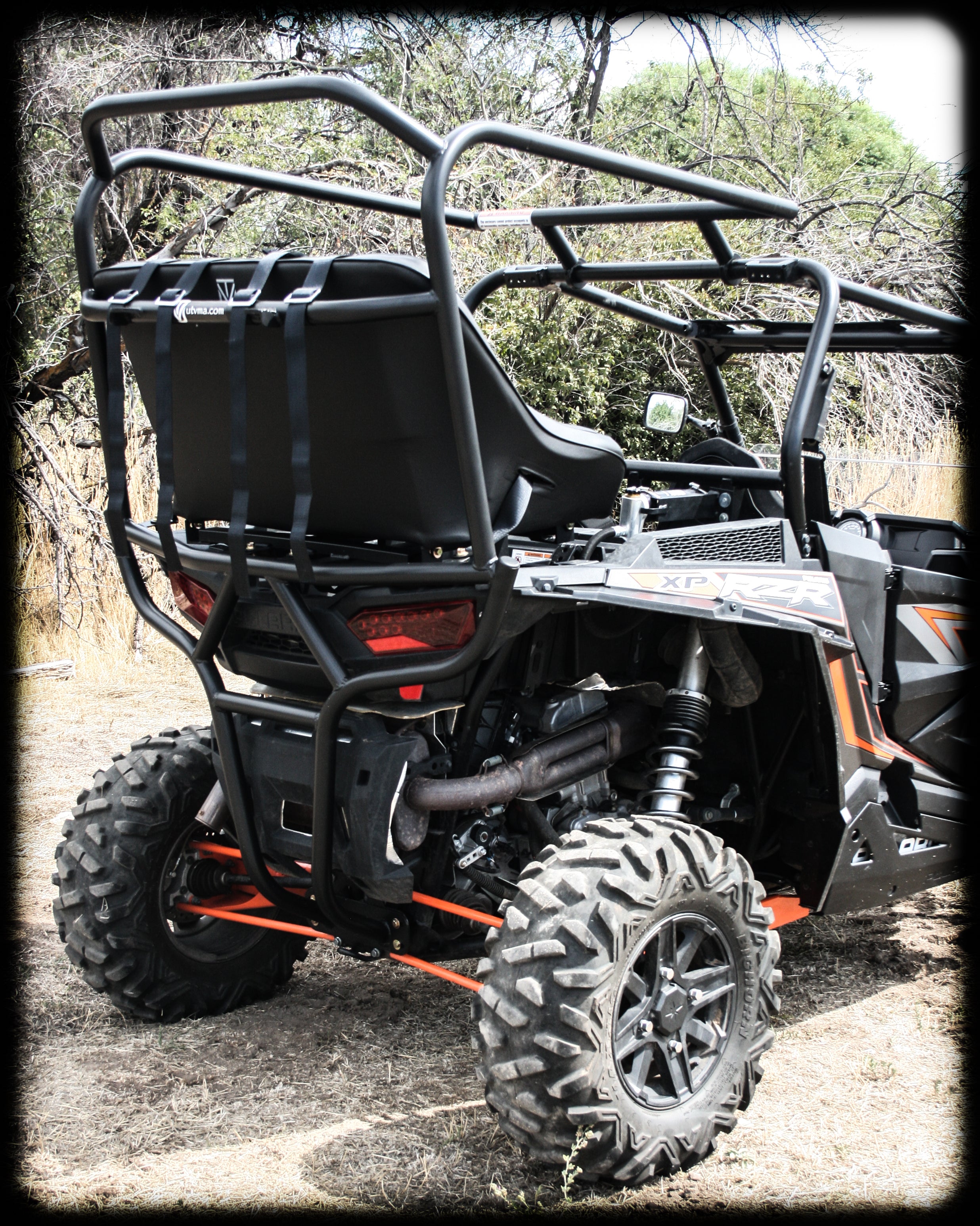 Polaris RZR Roll Cage Kit and Backseat - RZR 1000 Accessories – UTV ...