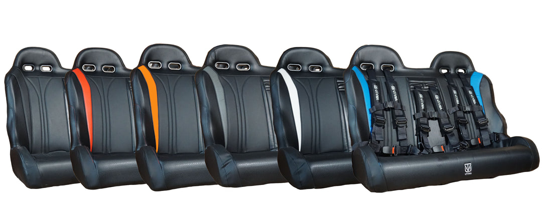 RZR 4 1000/900 Rear Bench Seat with Harnesses (2014-2023) – UTV Accessories